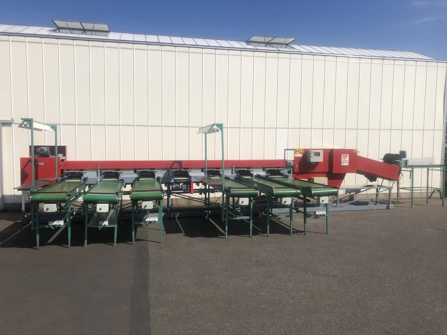 Aweta G2-6 sorting machine for apples and fruit • Duijndam Machines