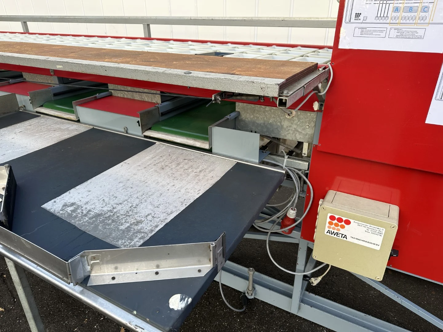 Aweta G3-8 pepper sorting machine • Duijndam Machines