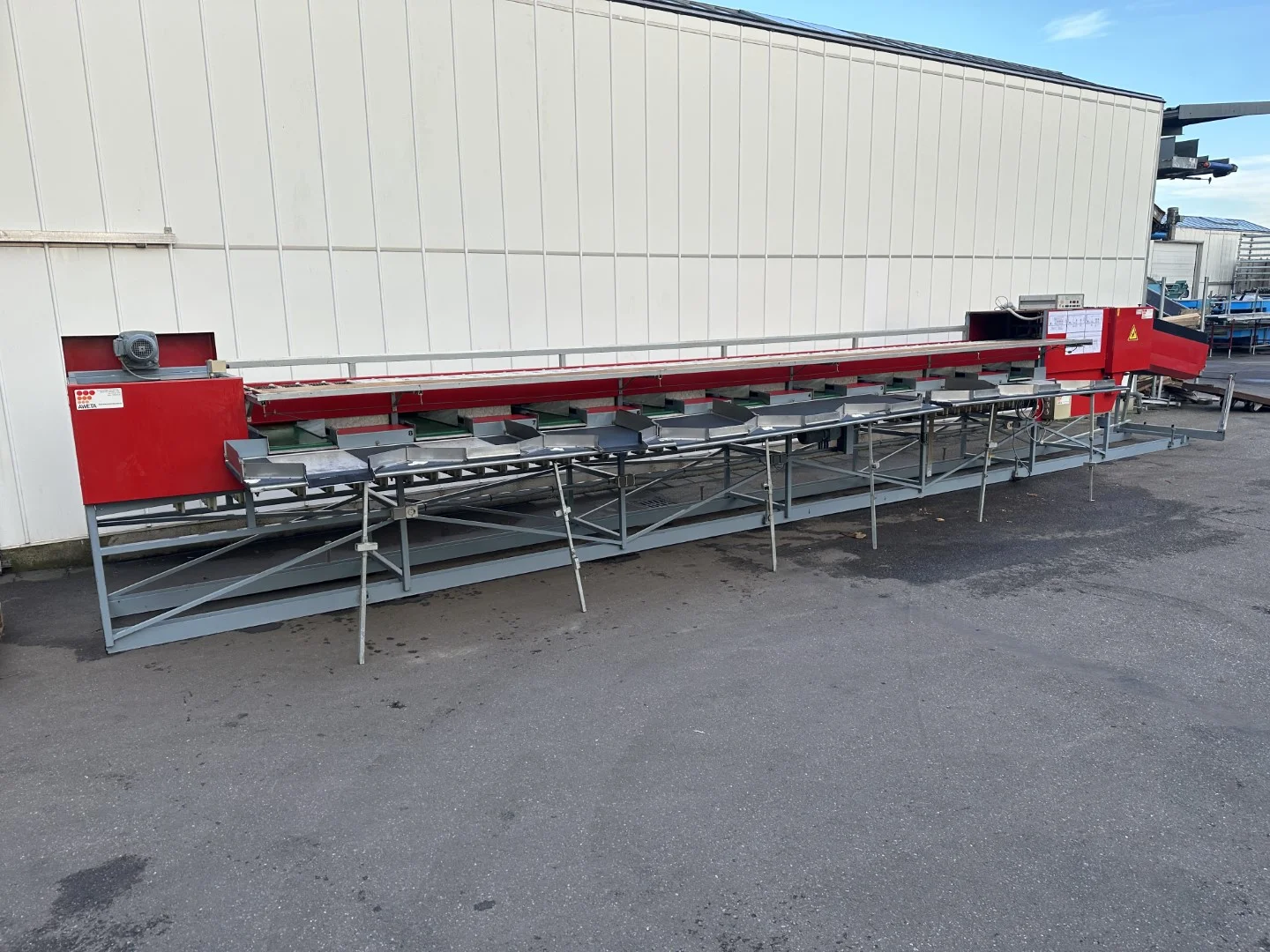 Aweta G3-8 pepper sorting machine • Duijndam Machines