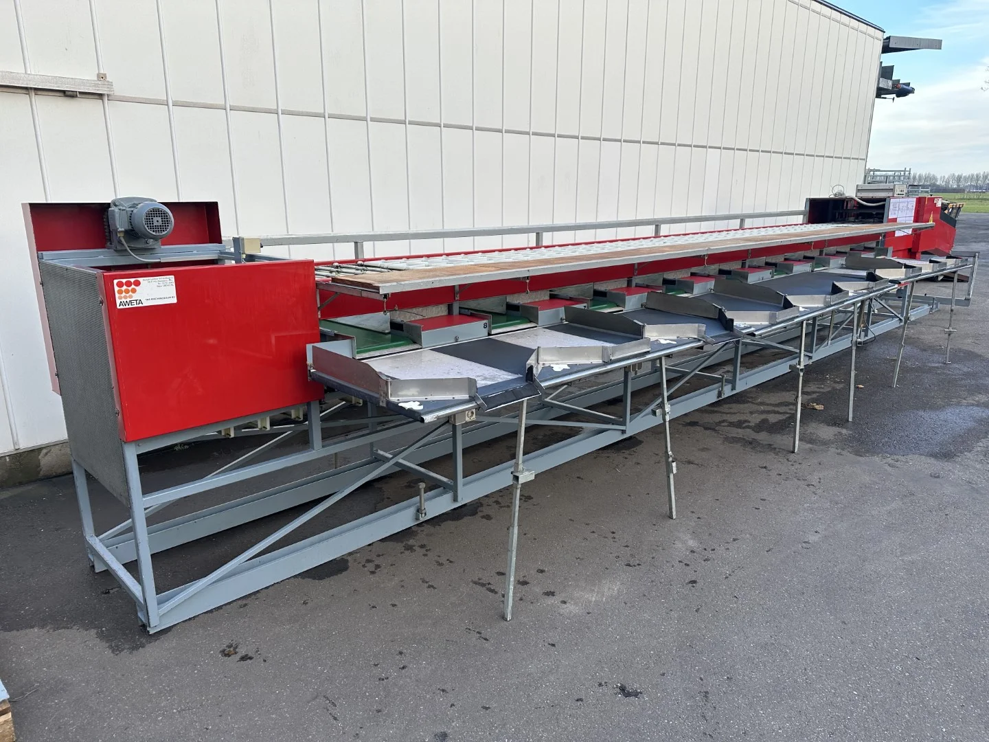 Aweta G3-8 pepper sorting machine • Duijndam Machines