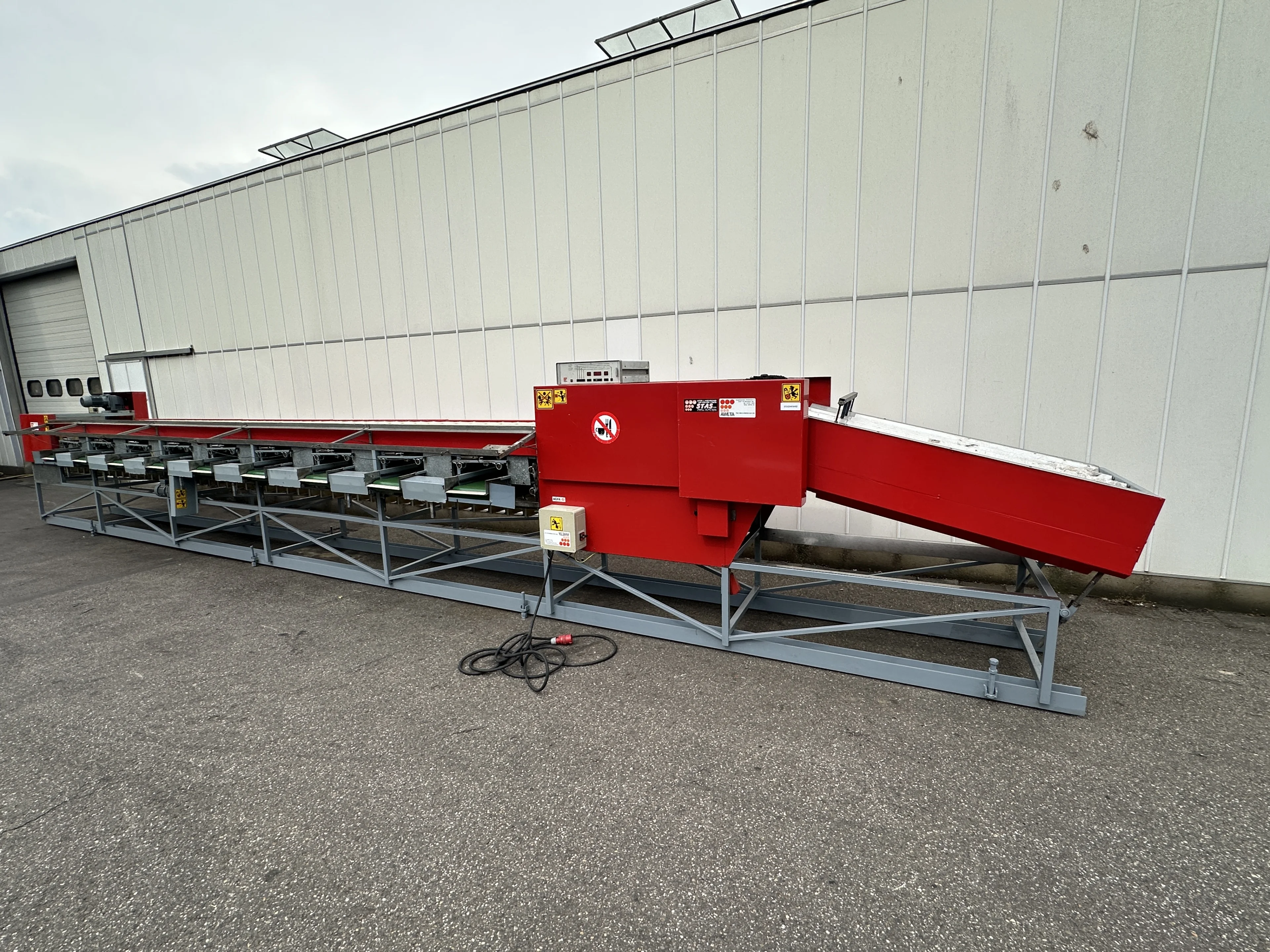 Aweta G3-8 +1 apple & fruit sorting machine • Duijndam Machines