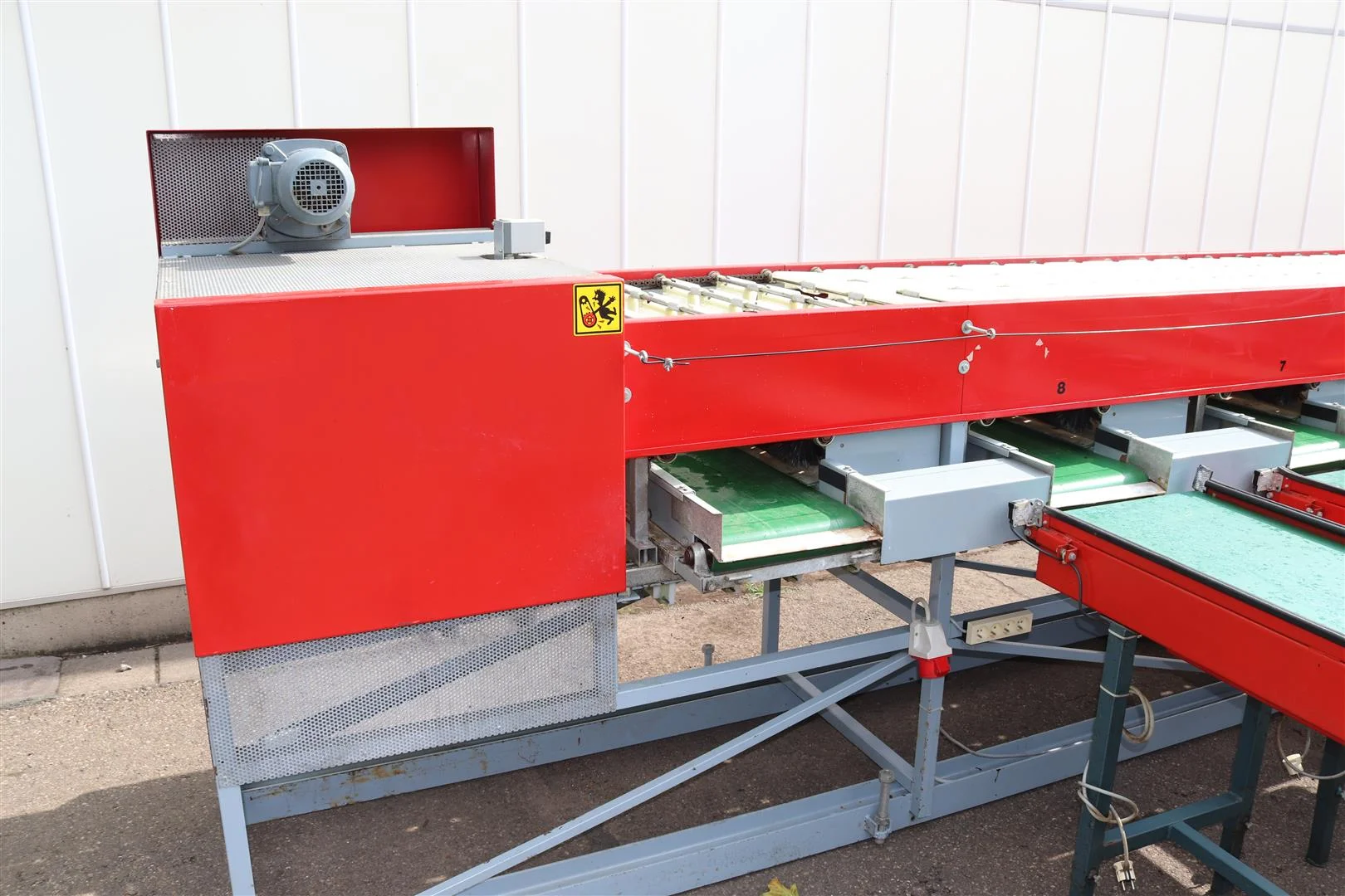 Aweta G3-8 sorting machine for apples • Duijndam Machines