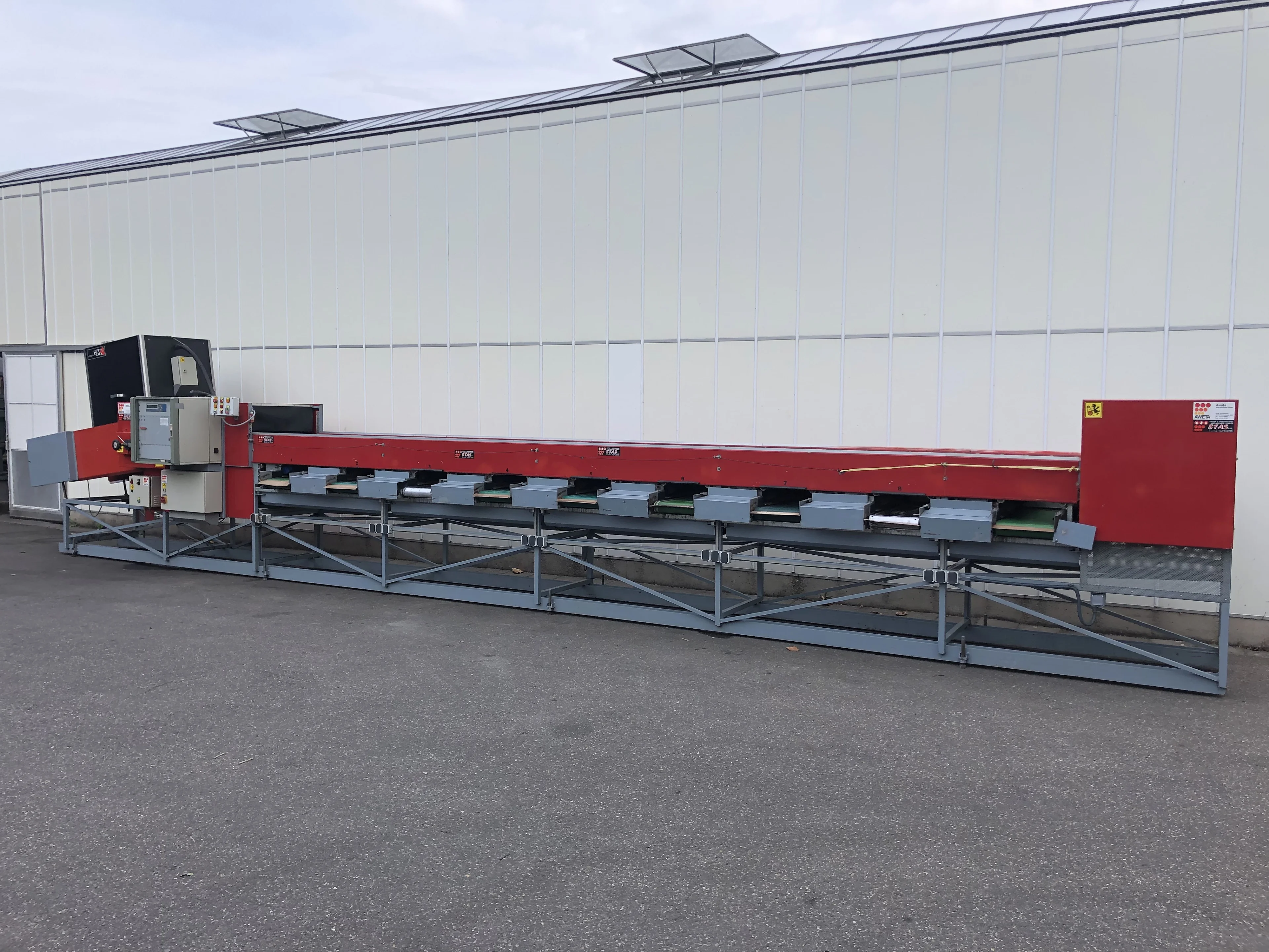 Aweta GM3-8+1 apple & fruit sorting machine • Duijndam Machines