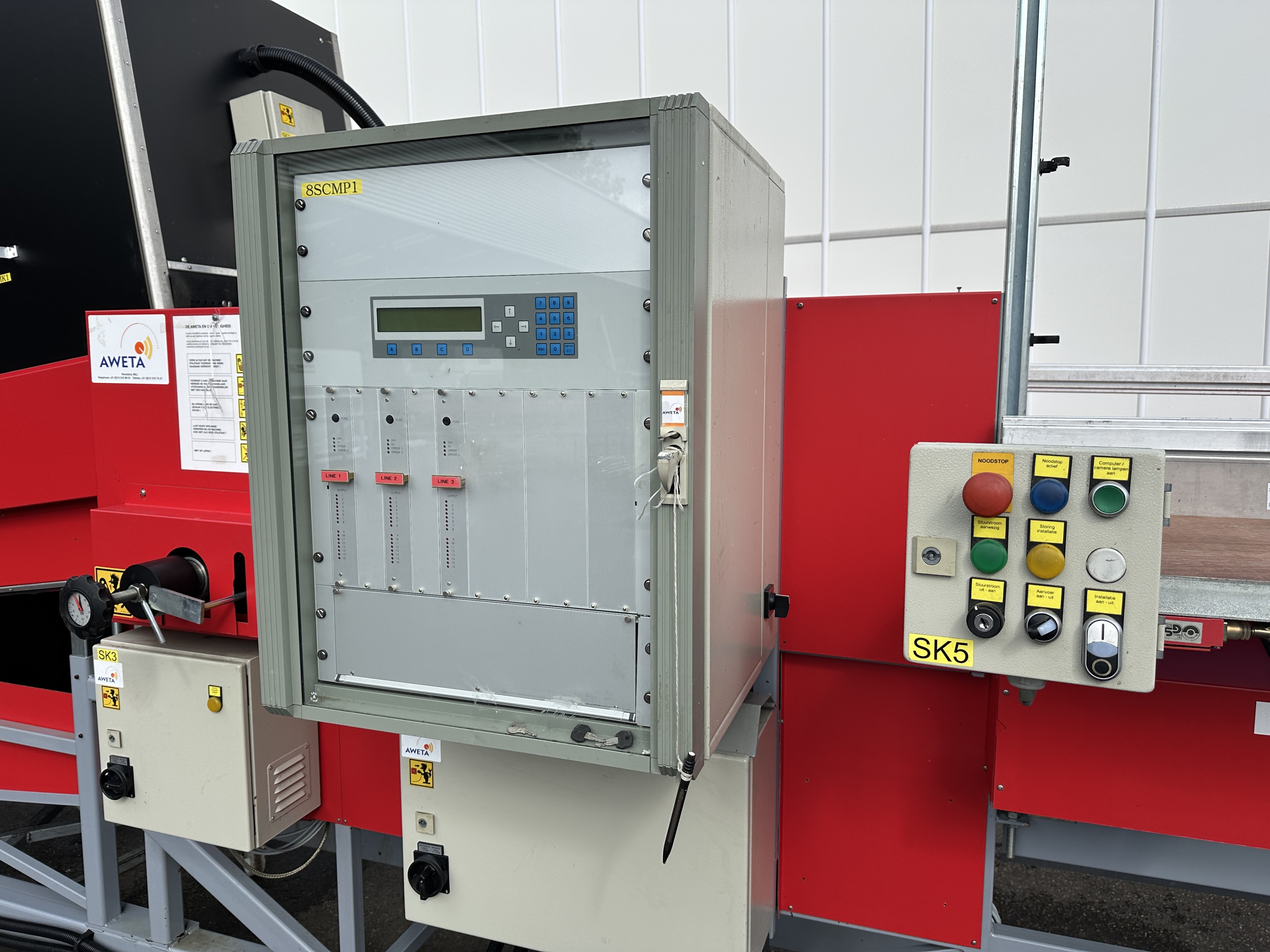 Aweta GM3-12+1 pepper sorting machine • Duijndam Machines