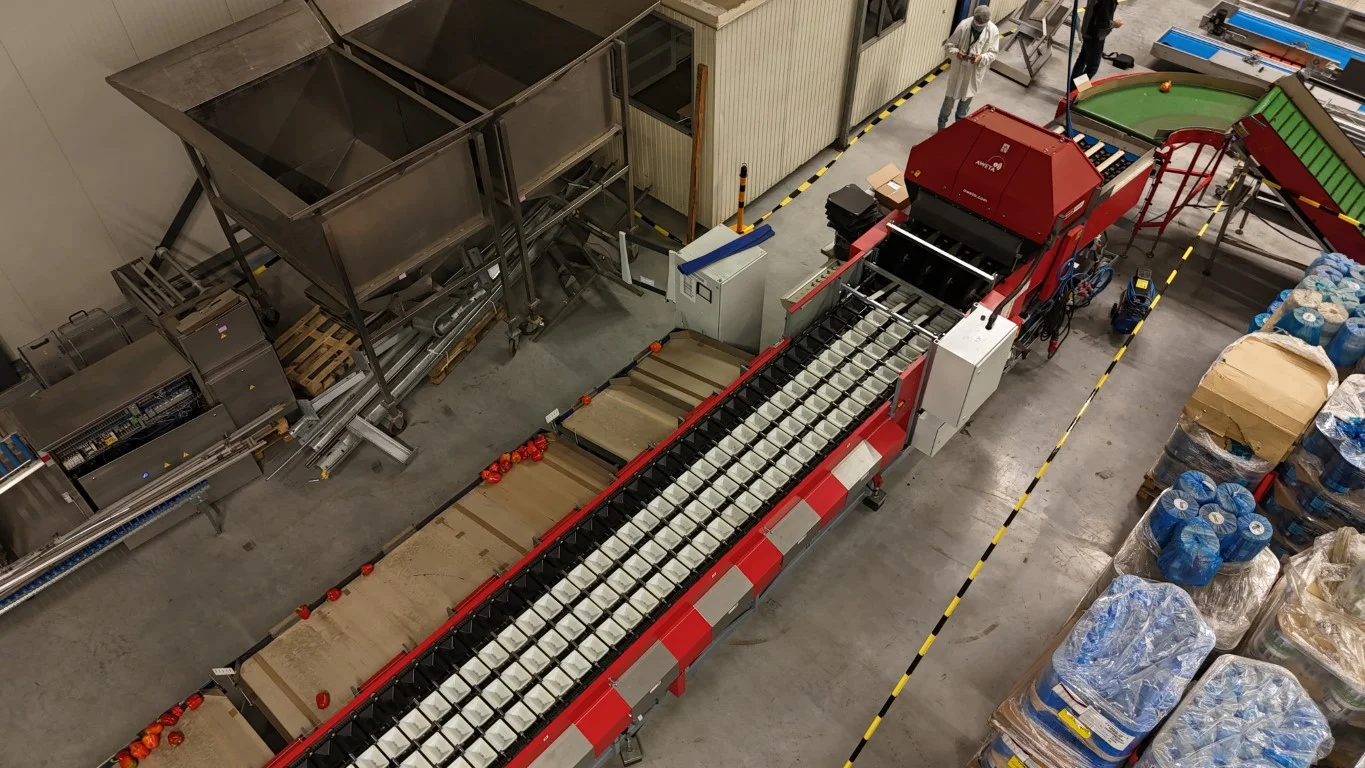 Aweta GMC 4-16+1 pepper sorting machine • Duijndam Machines
