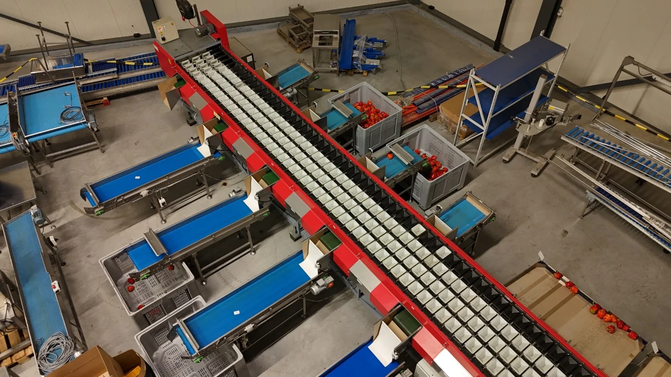 Aweta GMC 4-16+1 pepper sorting machine • Duijndam Machines