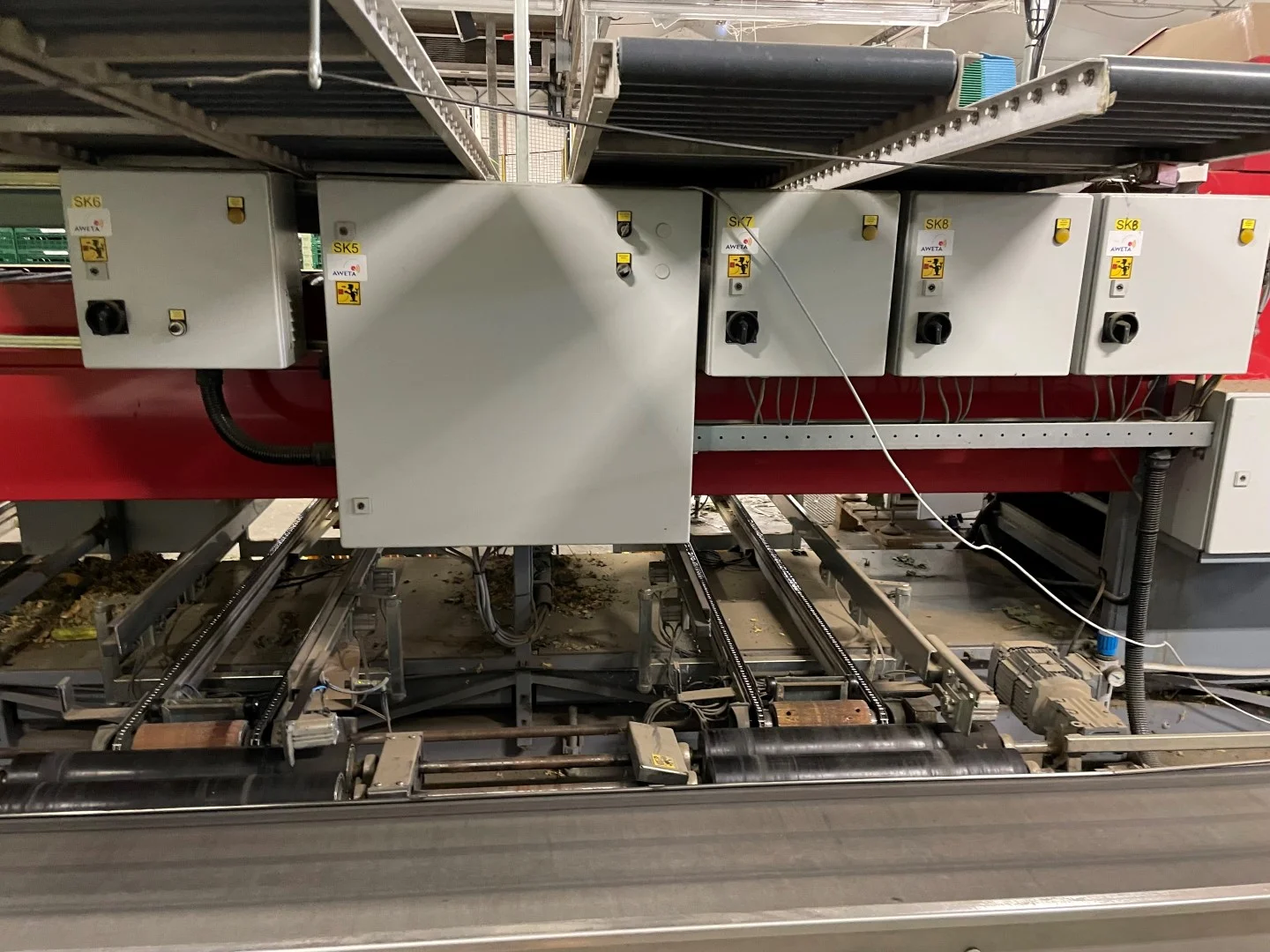 Aweta GSM 10 weight and length sorting machine for cucumbers • Duijndam ...