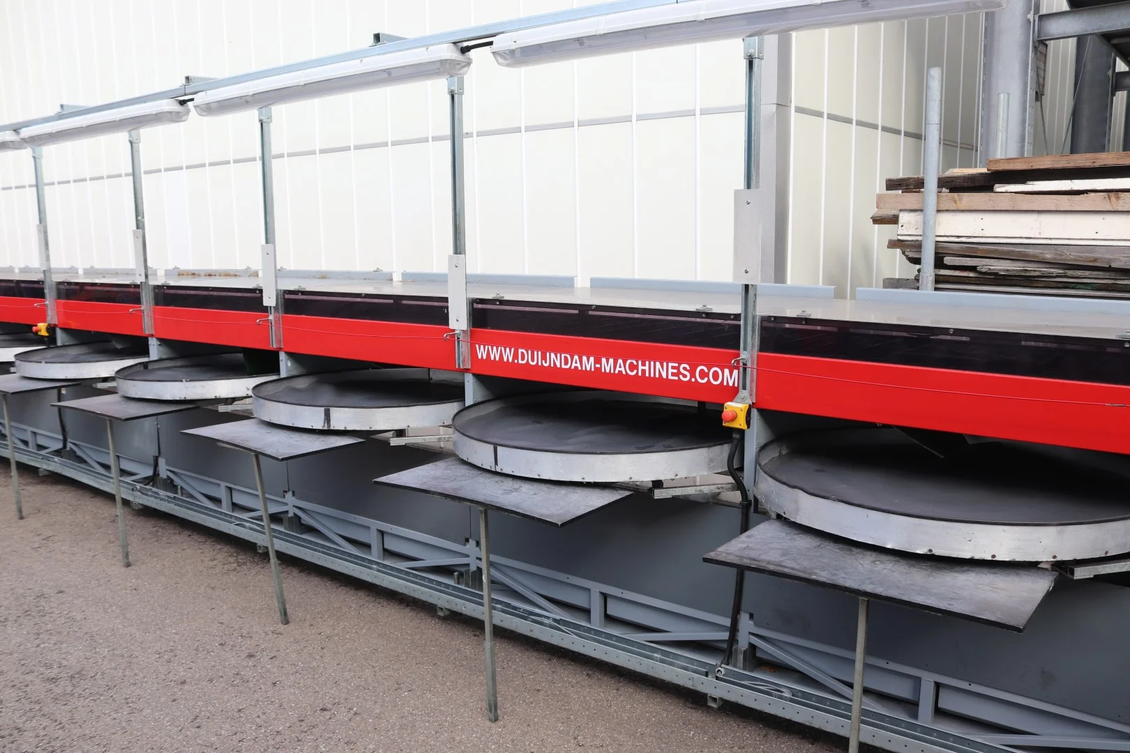 Aweta GSM-12 weight and length sorting machine for cucumbers • Duijndam ...