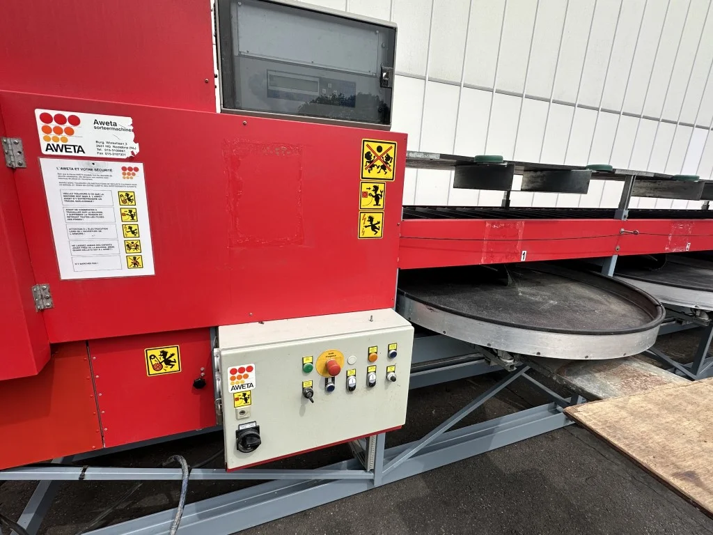 Aweta GSM-7 R cucumber sorting machine • Duijndam Machines