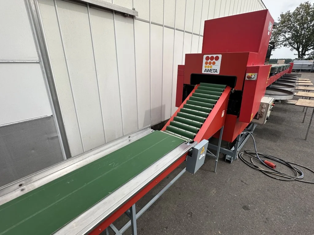 Aweta GSM-7 R cucumber sorting machine • Duijndam Machines