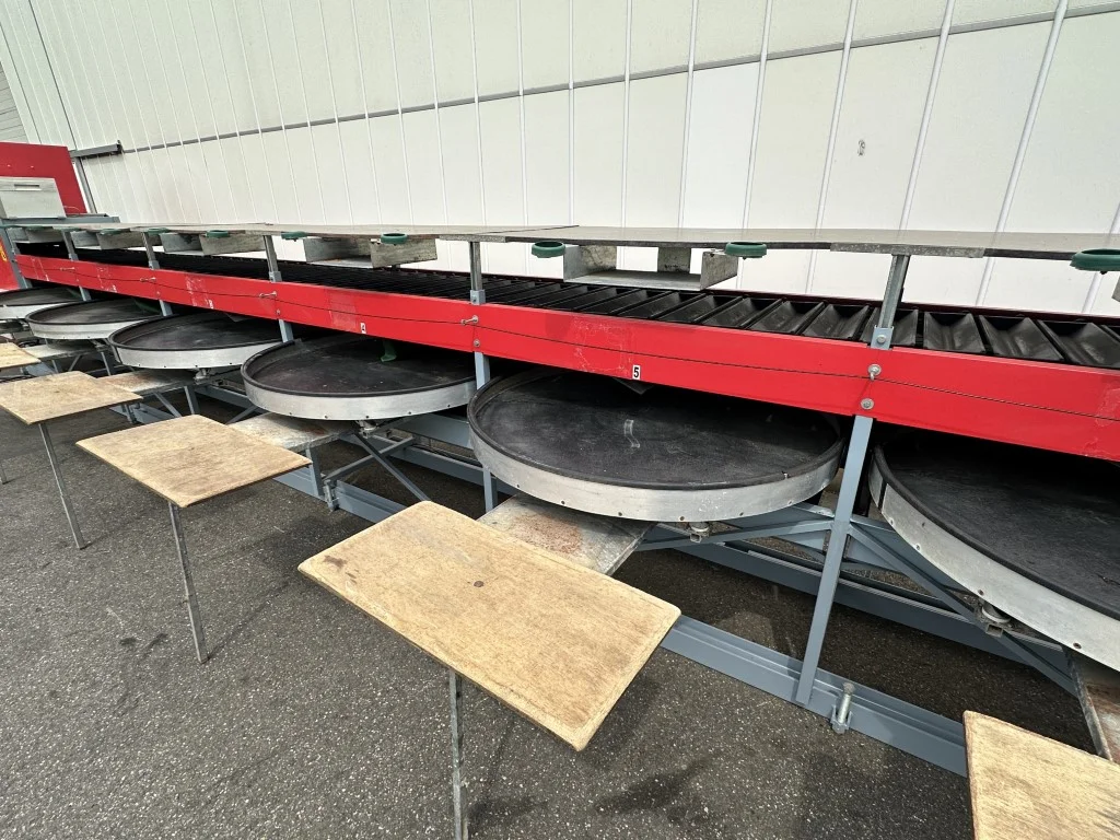 Aweta GSM-7 R cucumber sorting machine • Duijndam Machines