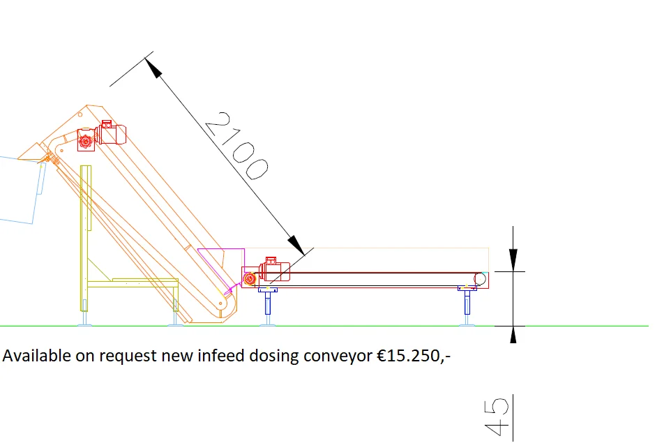 Aweta KG3-16+1 tomato sorting machine • Duijndam Machines