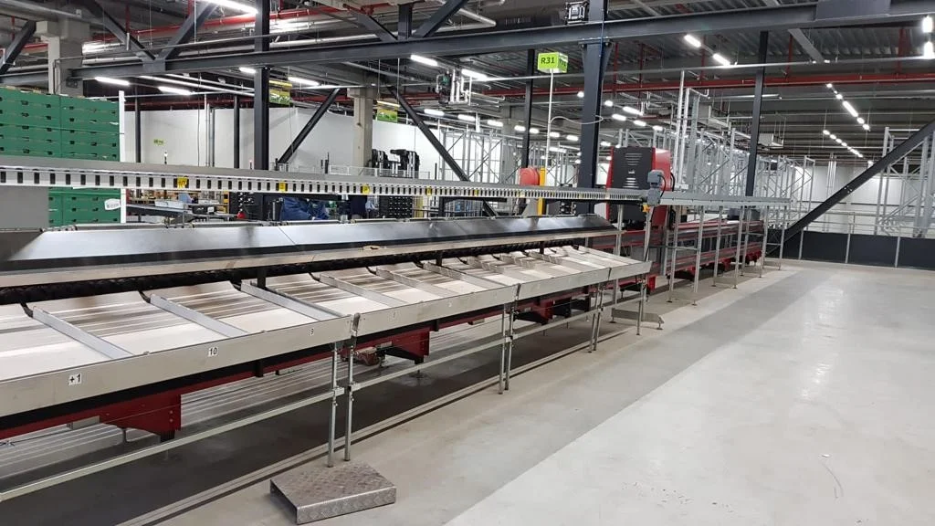 Aweta Megastar 1-10+1 sorting machine for mango • Duijndam Machines