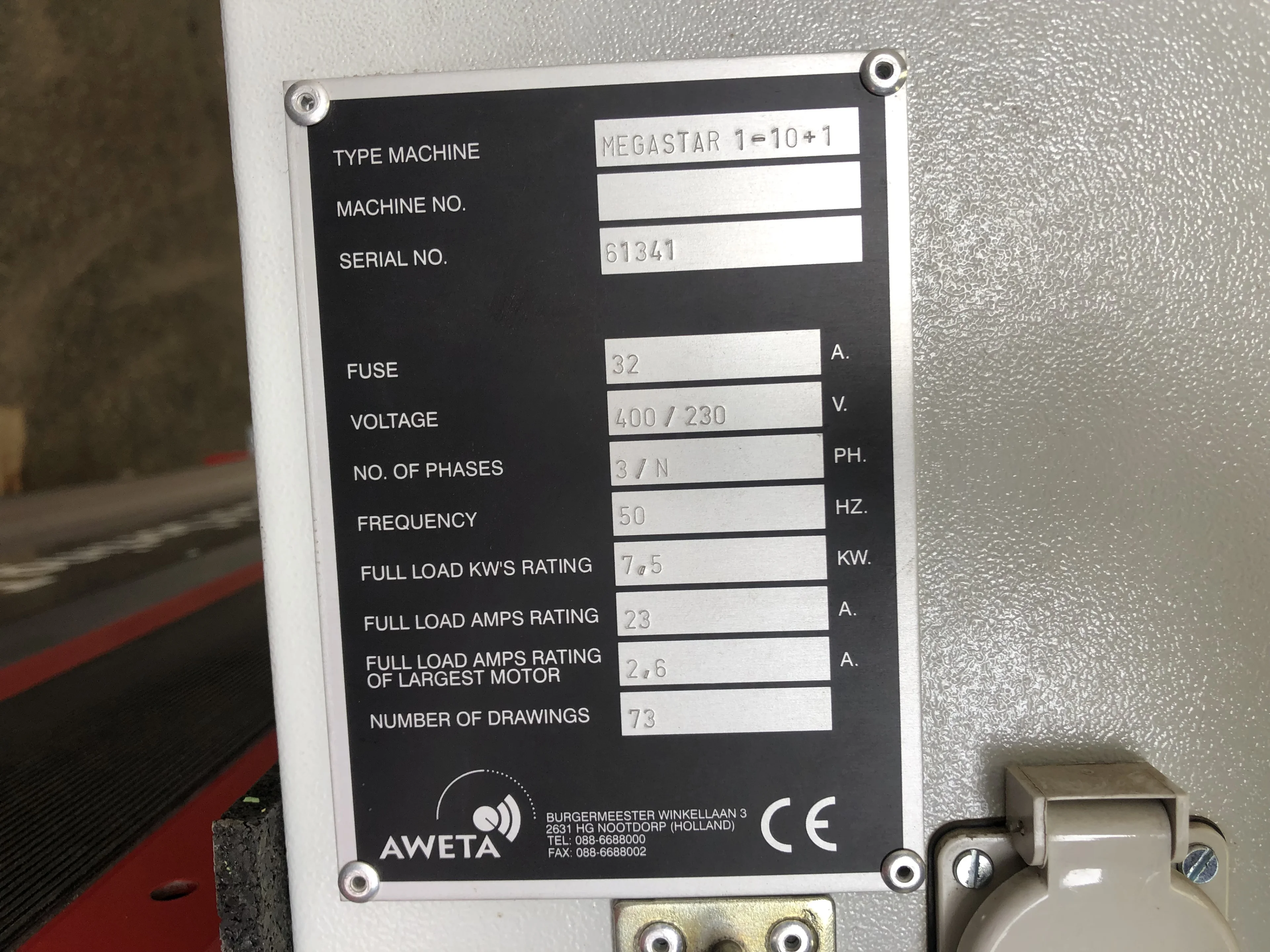 Aweta Megastar 1-10+1 sorting machine for mango • Duijndam Machines