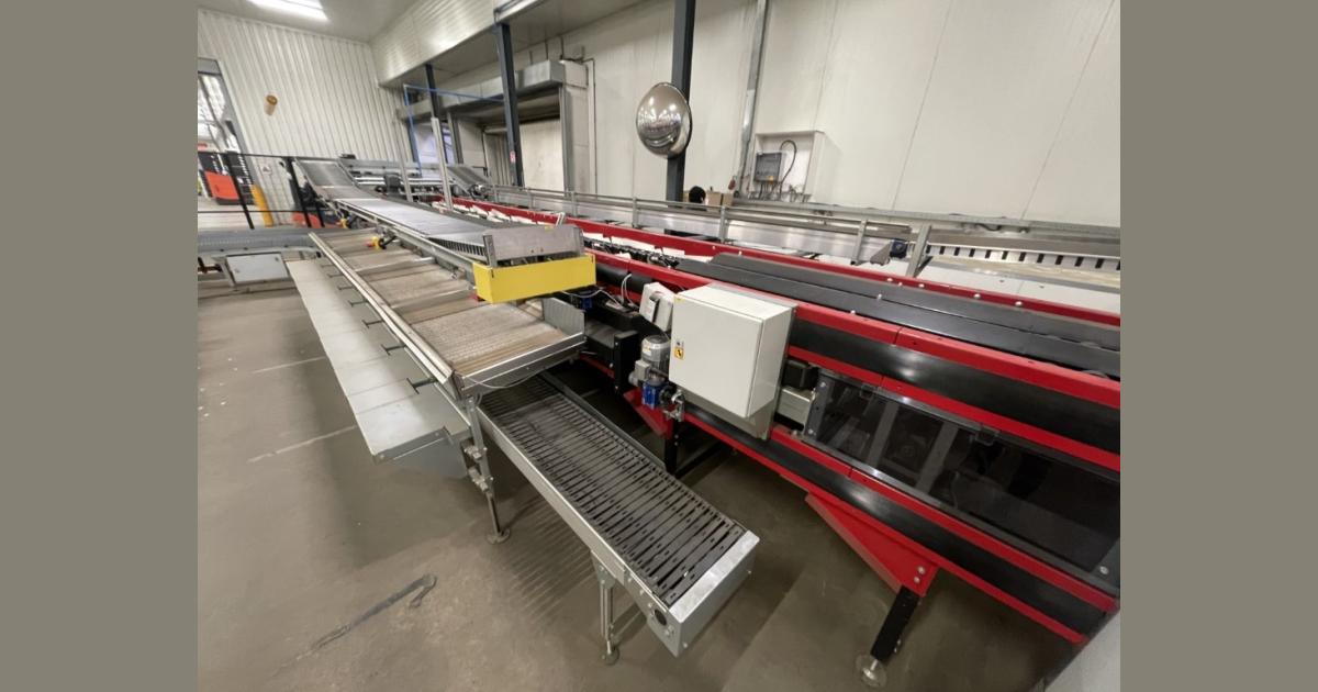 Aweta Rollerstar AV3D-AFS 2-8+1 avocado sorting machine • Duijndam Machines