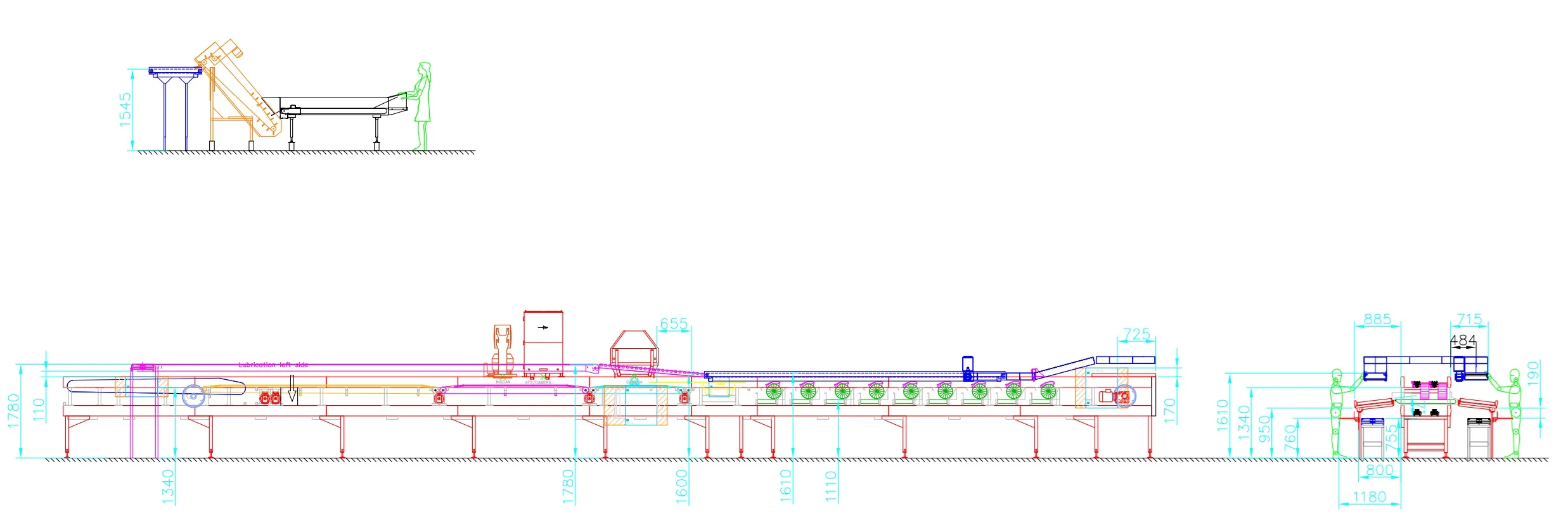 Aweta Rollerstar AV3D-AFS 2-8+1 avocado sorting machine • Duijndam Machines