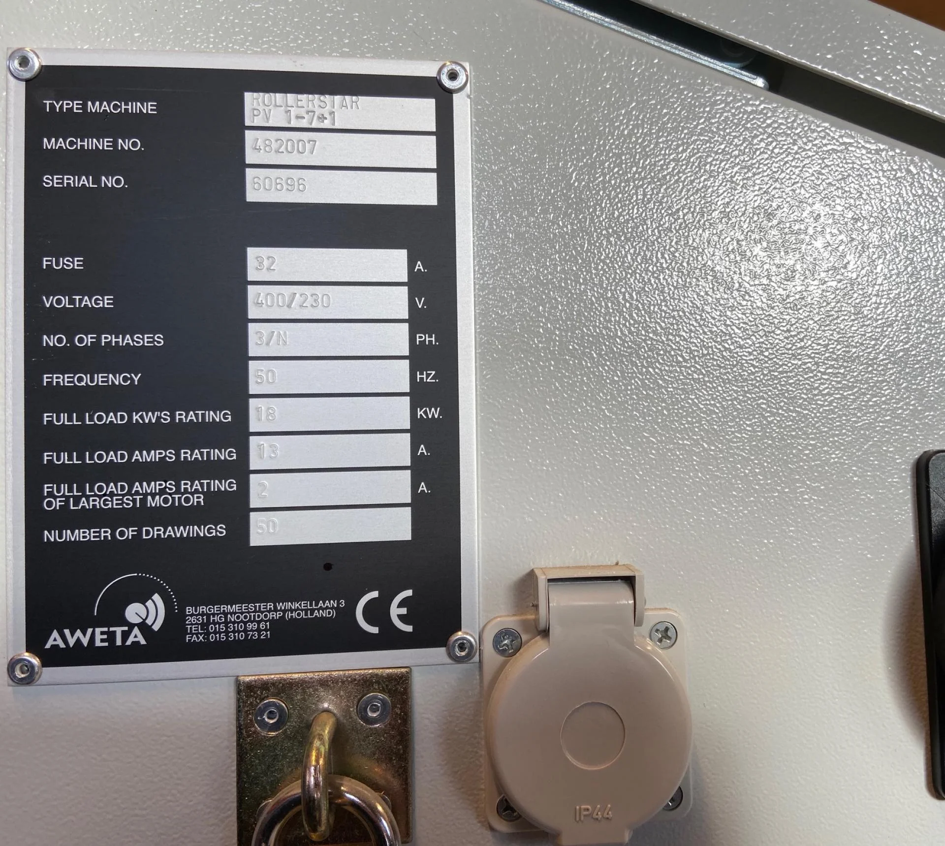 Aweta Rollerstar PV 1-7+1 weight, size and colour sorting machine ...