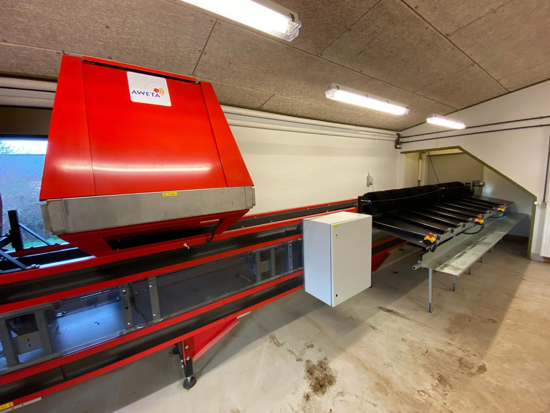Aweta Rollerstar PV 1-7+1 weight, size and colour sorting machine ...