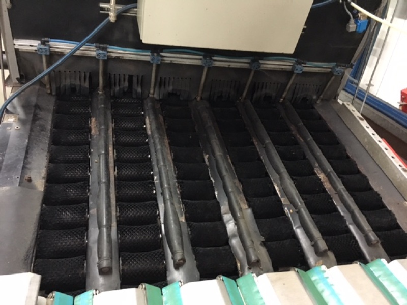 Aweta 6 lane fruit sorting machine with Stas water bin unloader ...