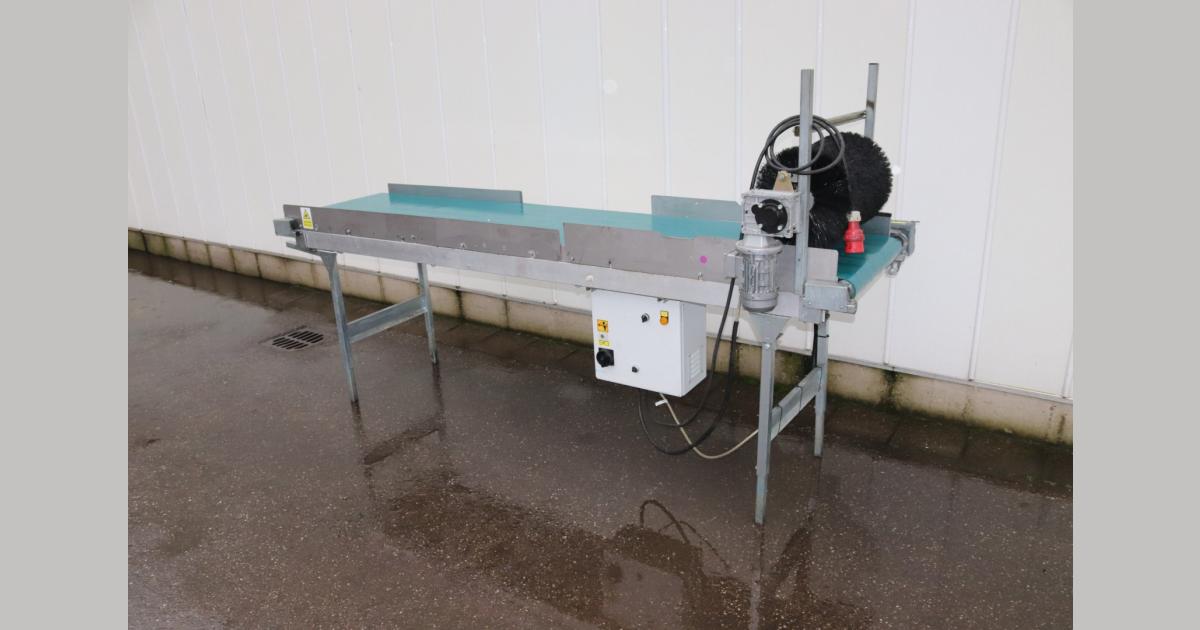 Aweta transportadora 265 x 60 cm • Duijndam Machines