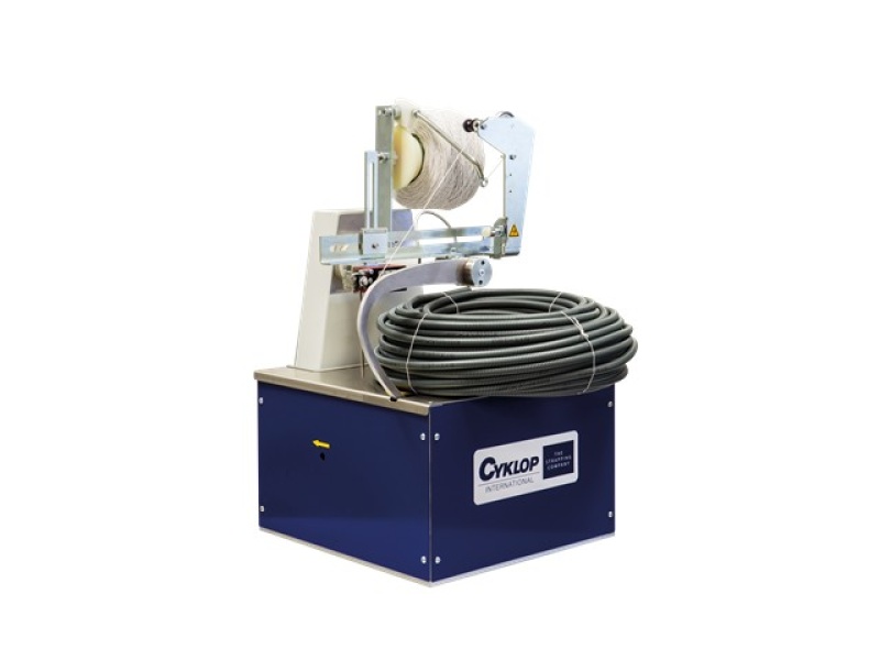 New Cyklop Axro FQ2C binder for a bunching line • Duijndam Machines