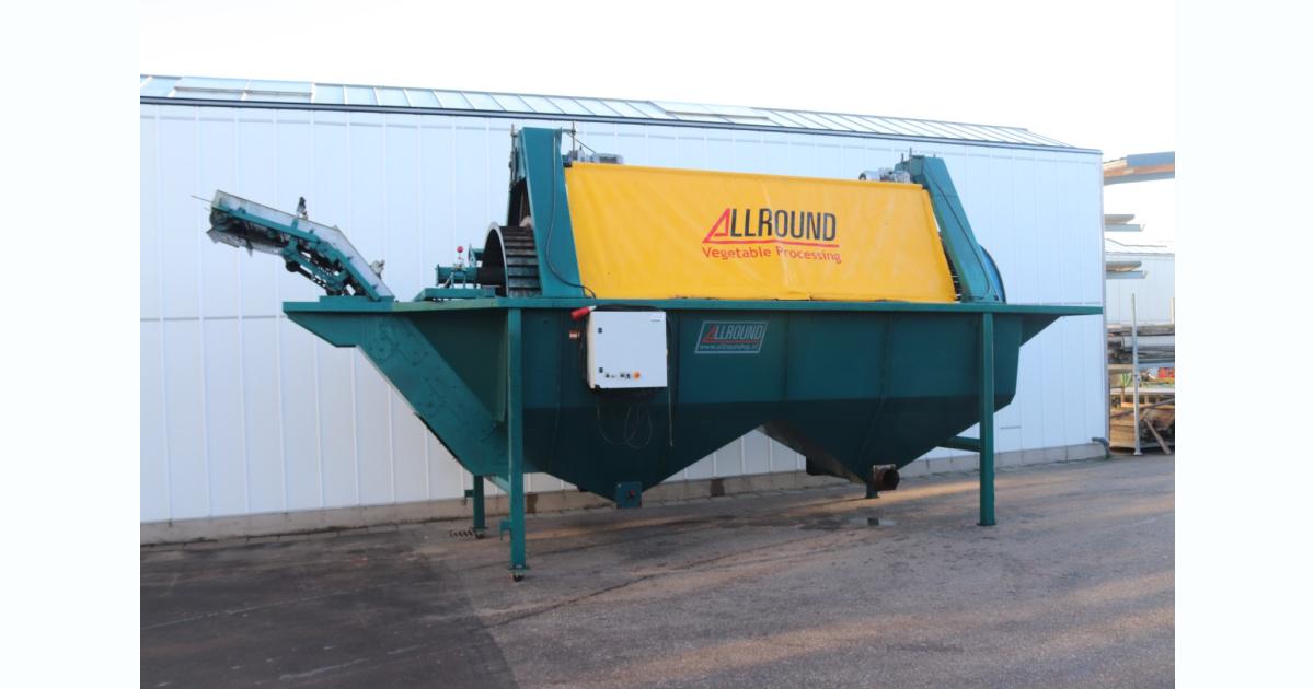 Allround U-500 drum / barrel washing machine for carrots and potatoes ...