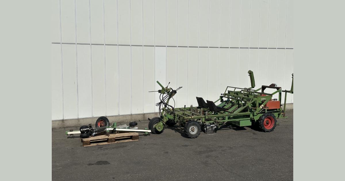 Basrijs lettuce planting machine 6 rows • Duijndam Machines