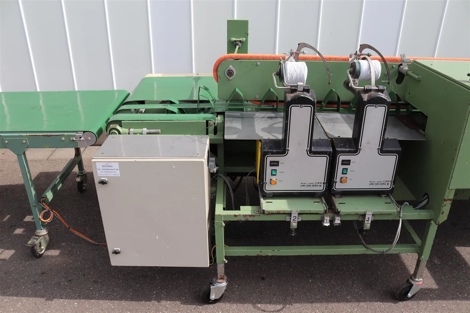 Vandenberg Bercomex flower bunching machine • Duijndam Machines
