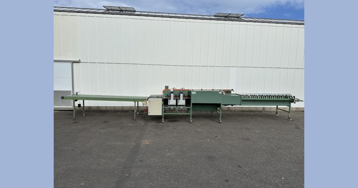 Bercomex flower processing machine with 2 CRM binding machines ...