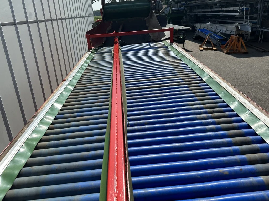 Bijlsma Hercules roller inspection conveyor with elevator • Duijndam ...