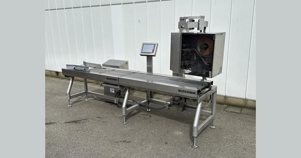 Bizerba GLM-I etiquetadora • Duijndam Machines