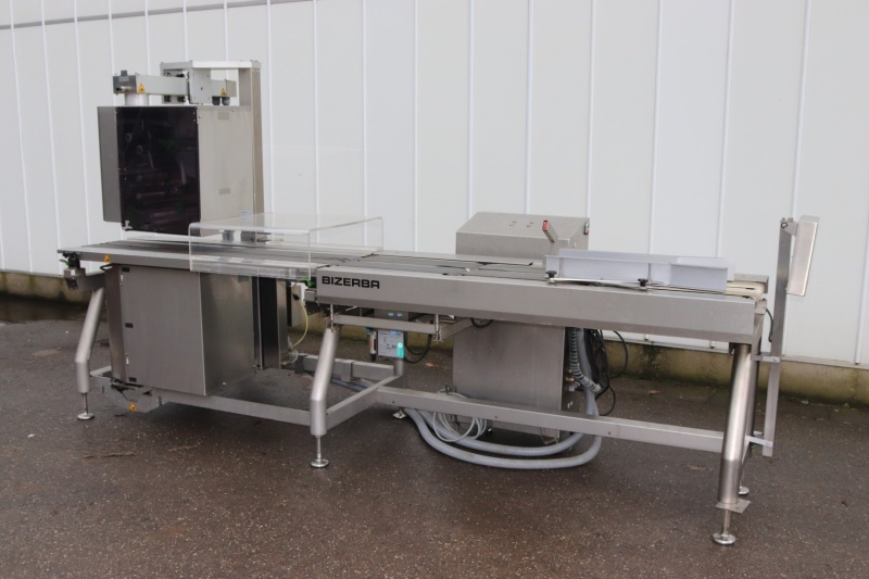 Bizerba GLM weigh price labeller with check weigher • Duijndam Machines