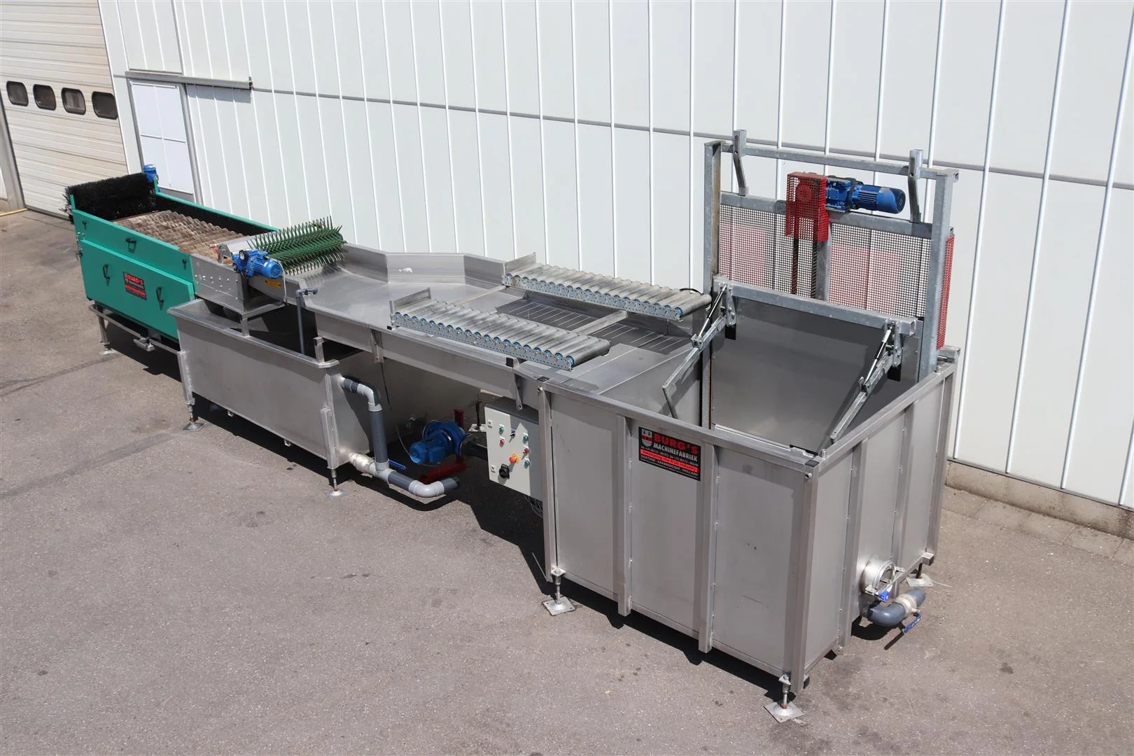 Burg water dumping system • Duijndam Machines