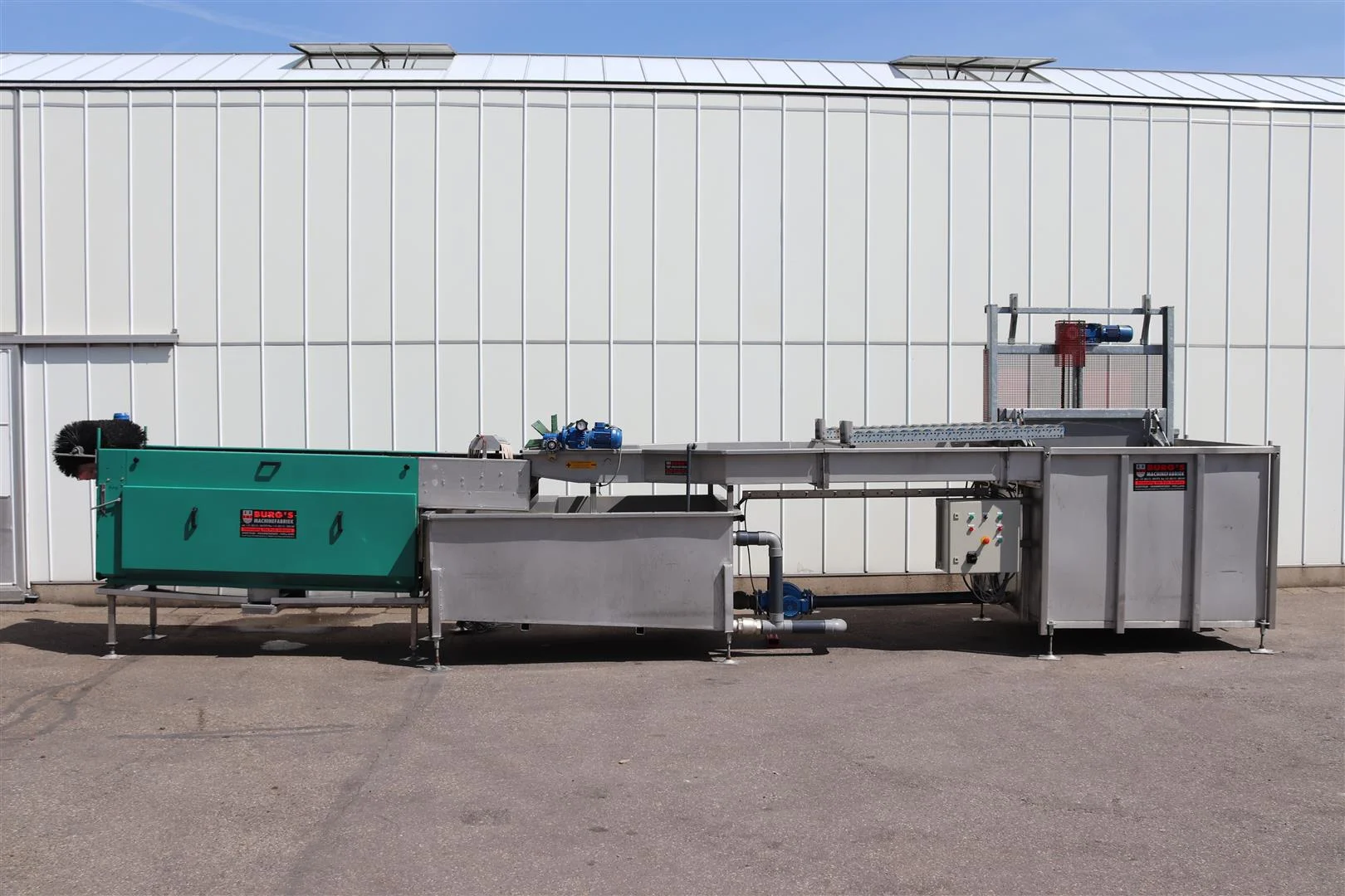 Burg water dumping system • Duijndam Machines