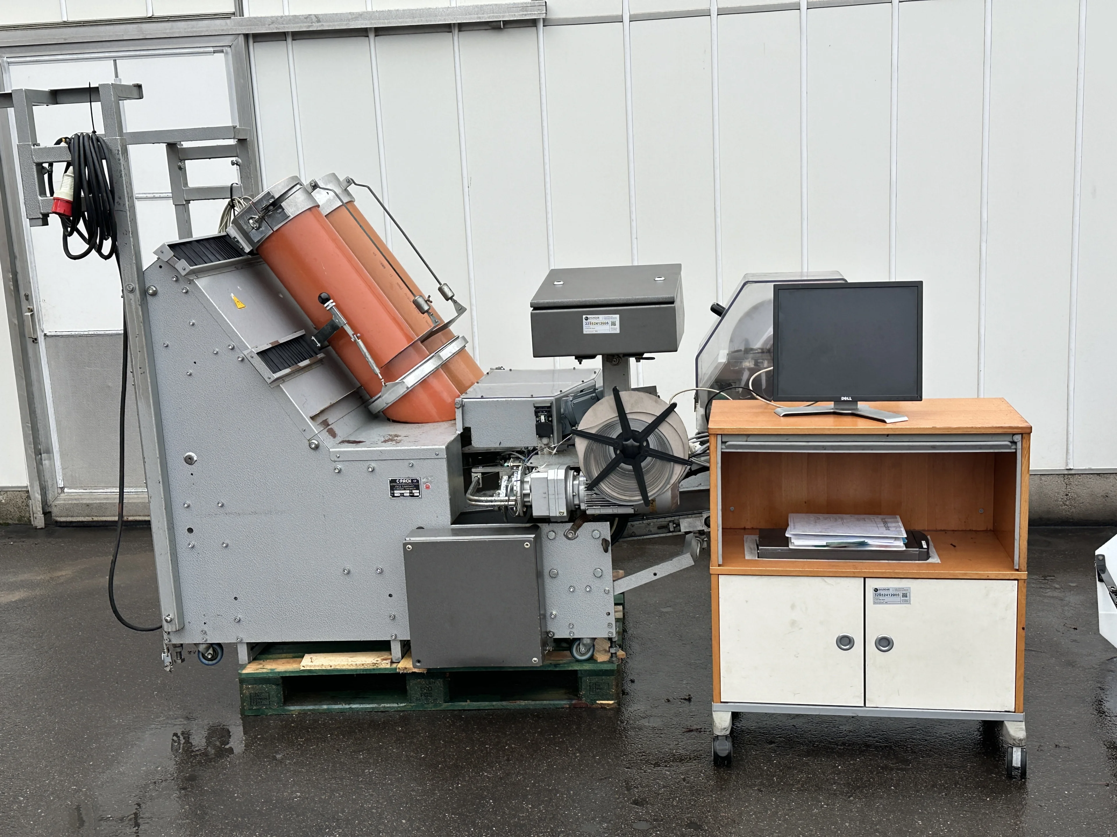 C-Pack 929 net packaging and clipping machine with printer and P.C ...