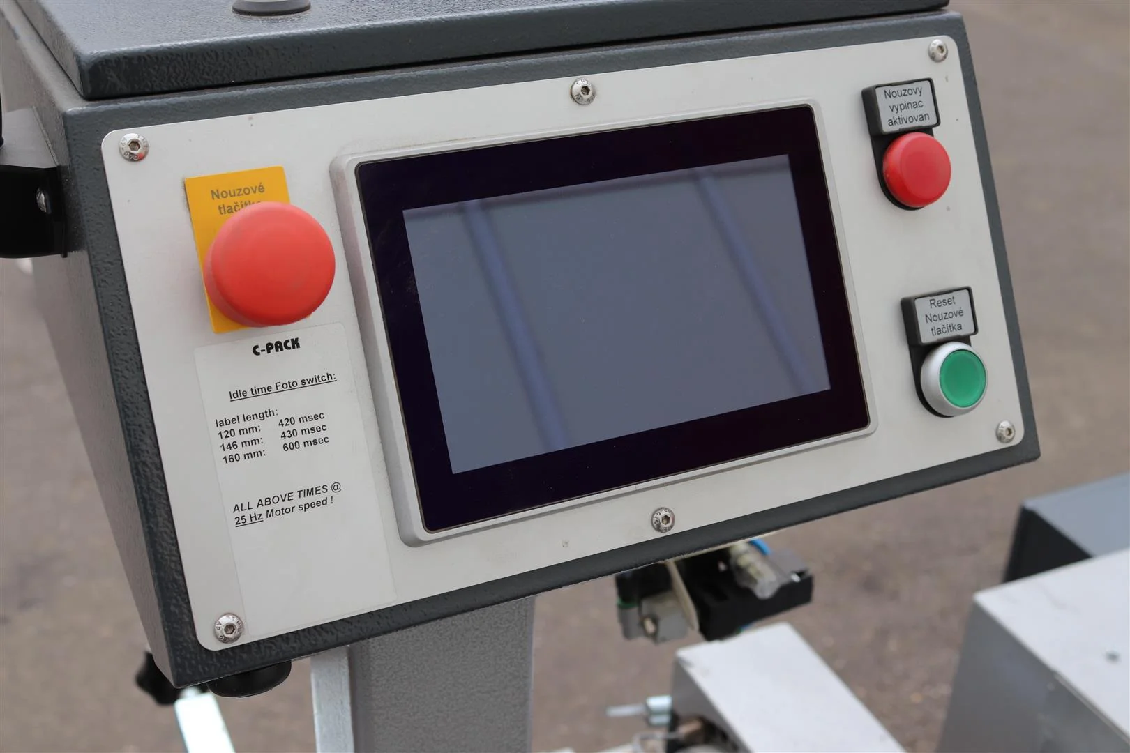 C-Pack Net-clipping Machine including wineglass labelling system ...