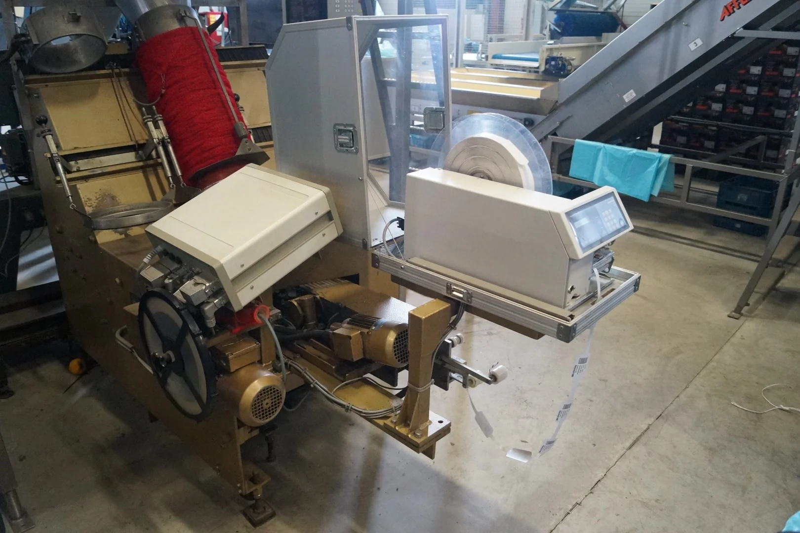 C-Pack Net-Clipping Machine including wineglass labelling system ...