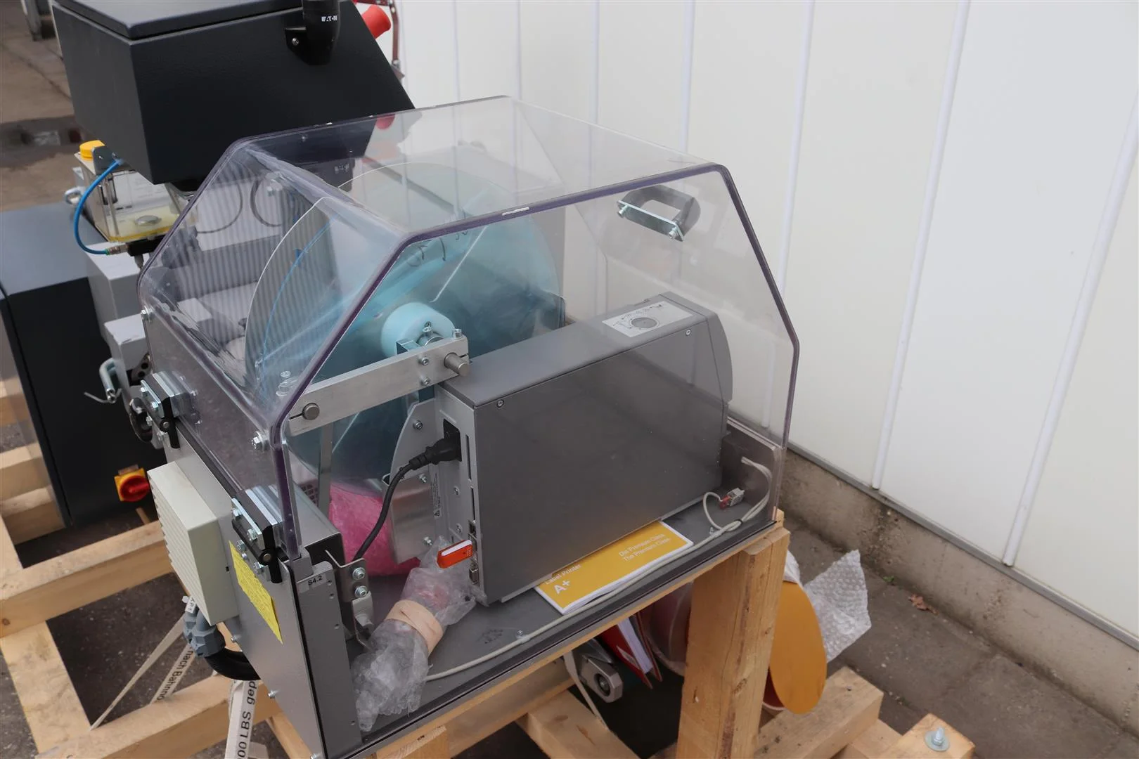 C-Pack Net-clipping Machine including wineglass labelling system ...