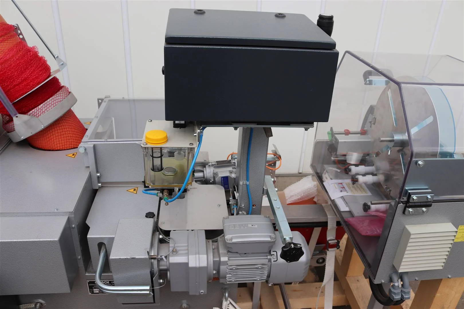 C-Pack Net-clipping Machine including wineglass labelling system ...