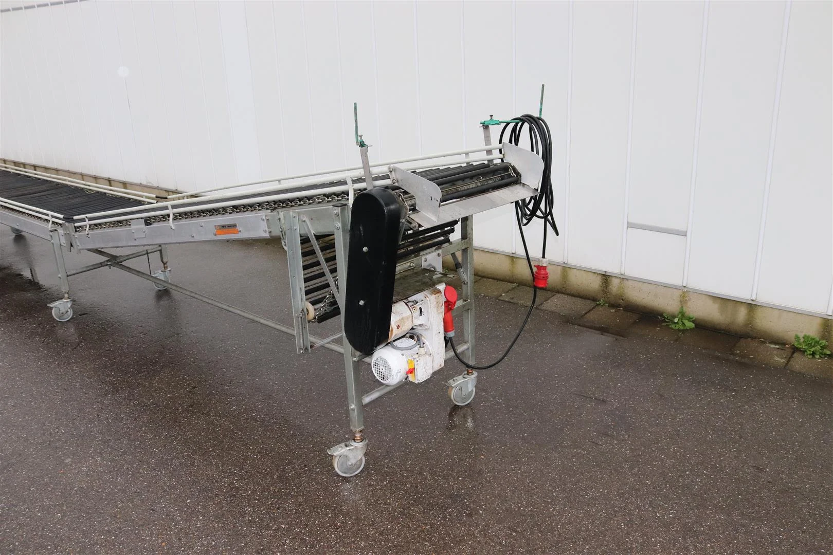 Transportador de cadena Capway 910 x 65 cm 380 voltios • Duijndam Machines