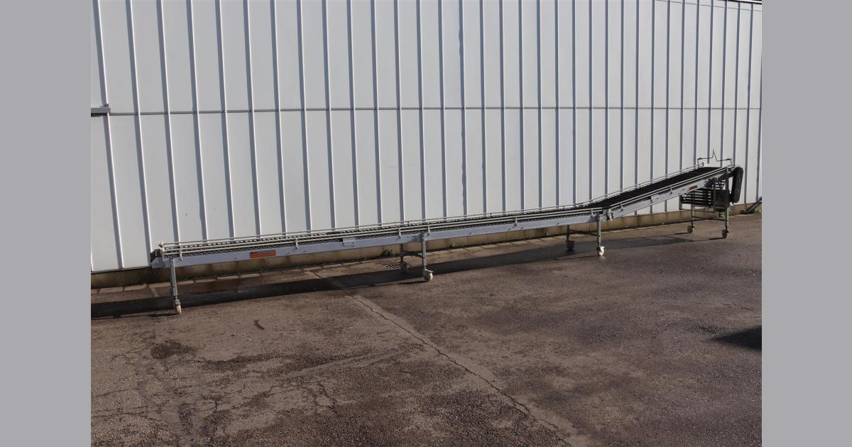 Capway chain conveyor 910 x 65 cm 380 volt • Duijndam Machines