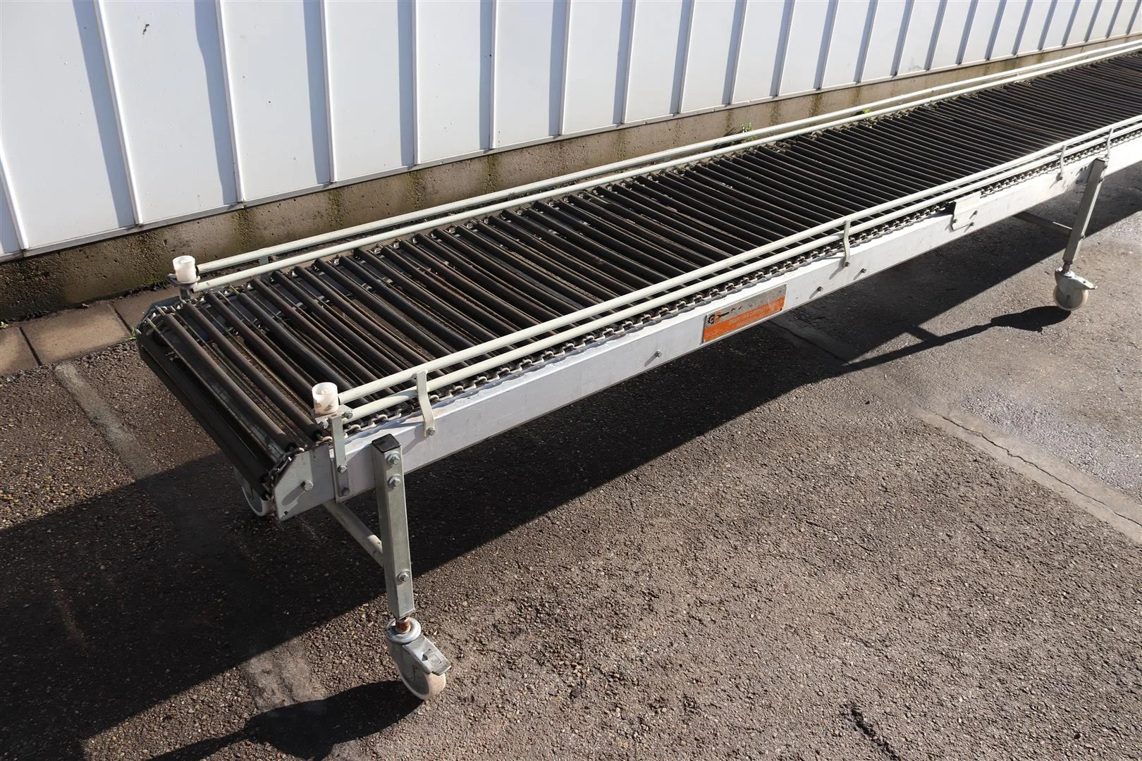 Transportador de cadena Capway 910 x 65 cm 380 voltios • Duijndam Machines