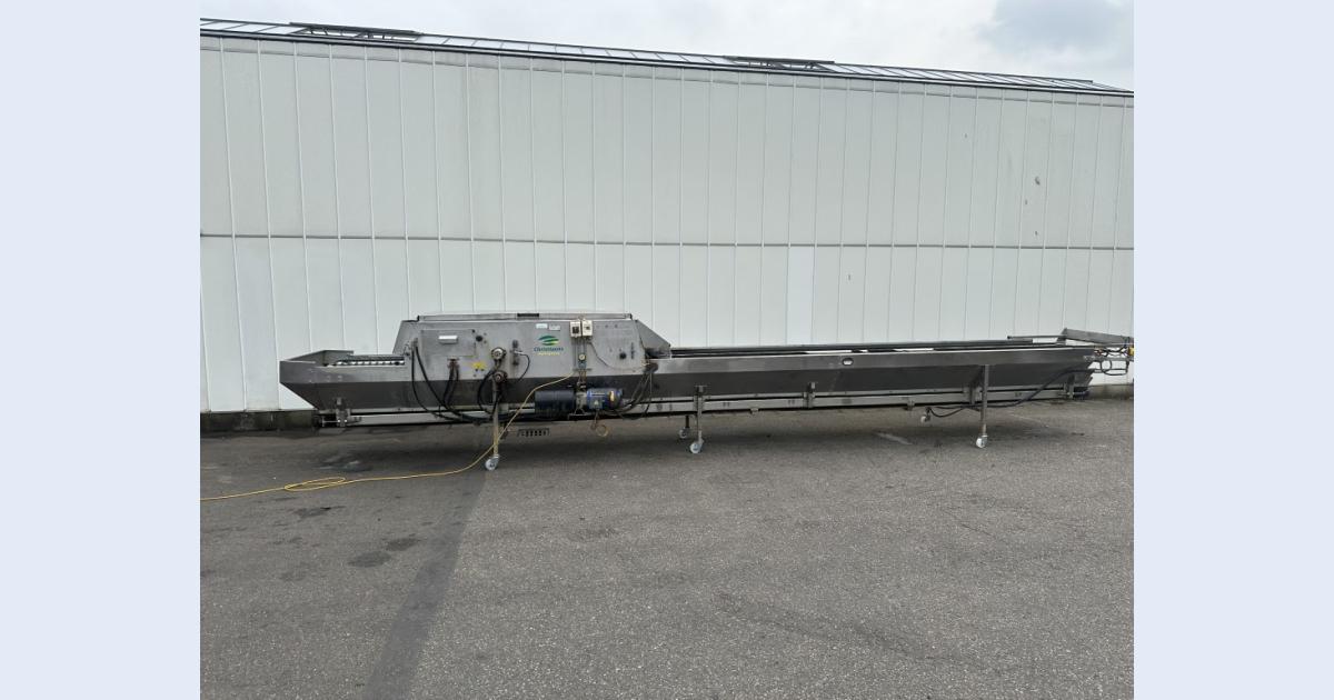 Christiaens 1100-8000 leek washing and peeling machine • Duijndam Machines