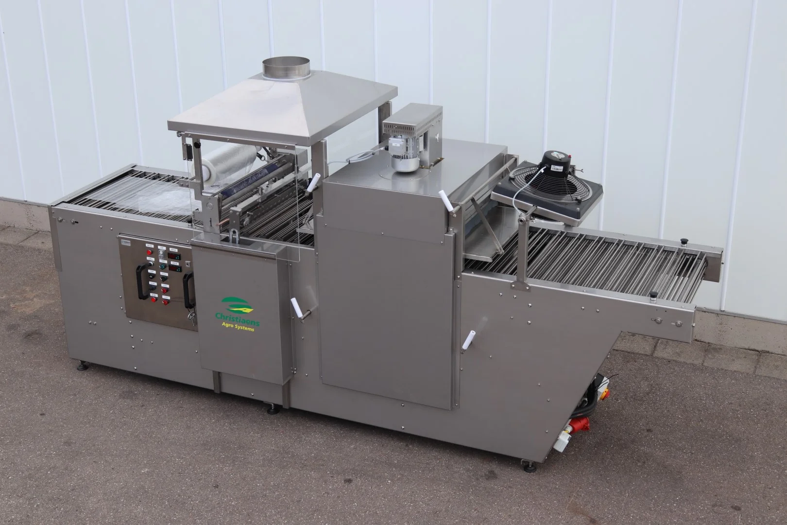 Christiaens CS01S new cucumber sealer shrink wrapper • Duijndam Machines