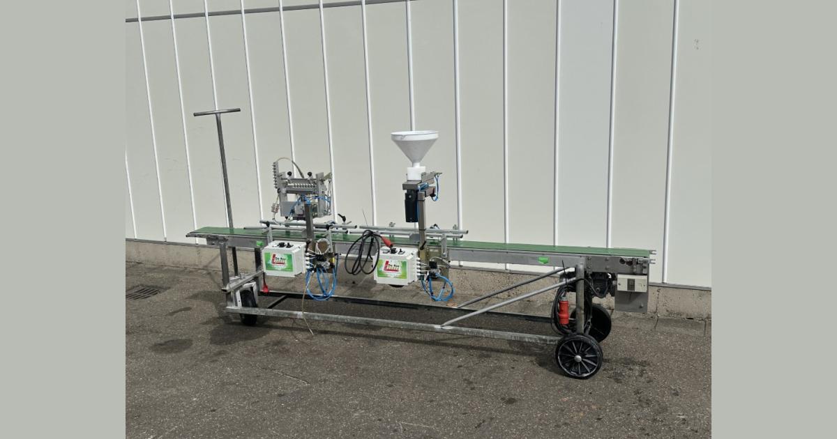 Da Ros pneumatic sowing machine for potplants with dosing unit ...