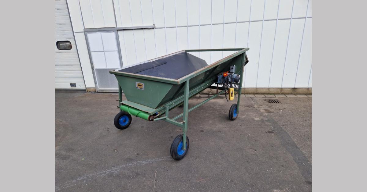 Demco hopper 300 x 80 cm • Duijndam Machines