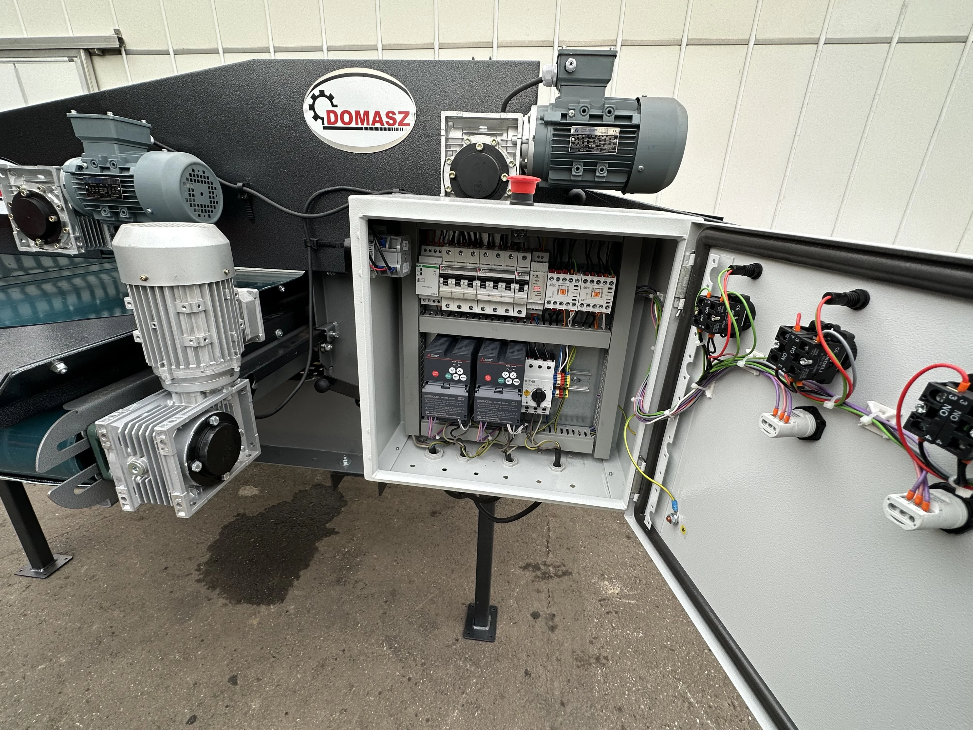 Domasz web grader belt sorting machine • Duijndam Machines