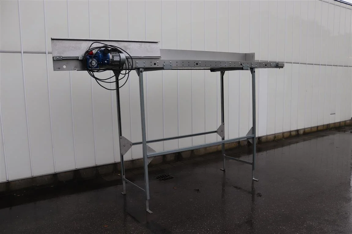 Dosing conveyor 360 x 80 cm adjustable speed, stainless steel ...