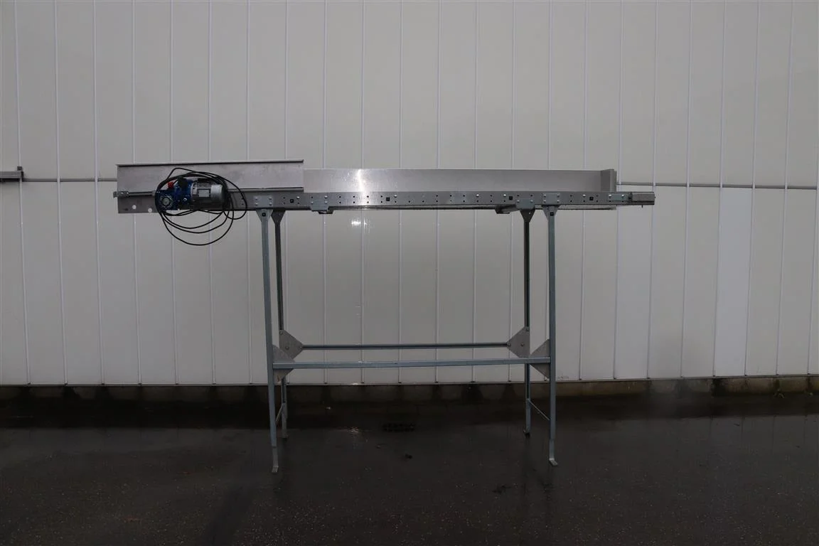 Dosing conveyor 360 x 80 cm adjustable speed, stainless steel ...