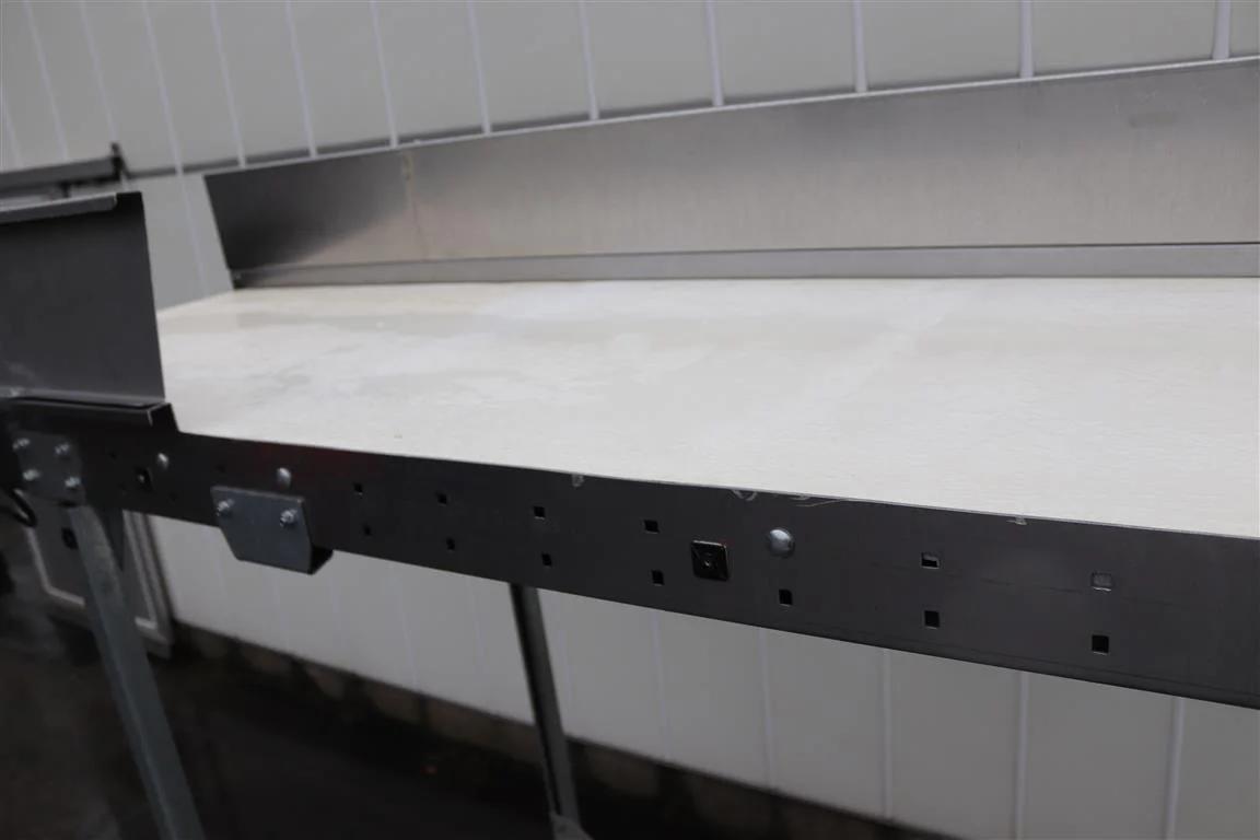 Dosing conveyor 360 x 80 cm adjustable speed, stainless steel ...